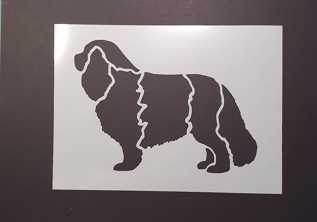 Cavalier King Charles Spaniel Stencil - Etsy