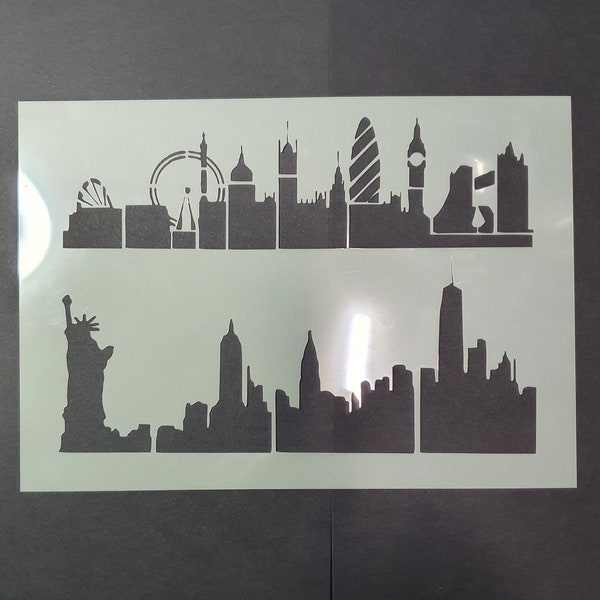 London Stencil - Etsy