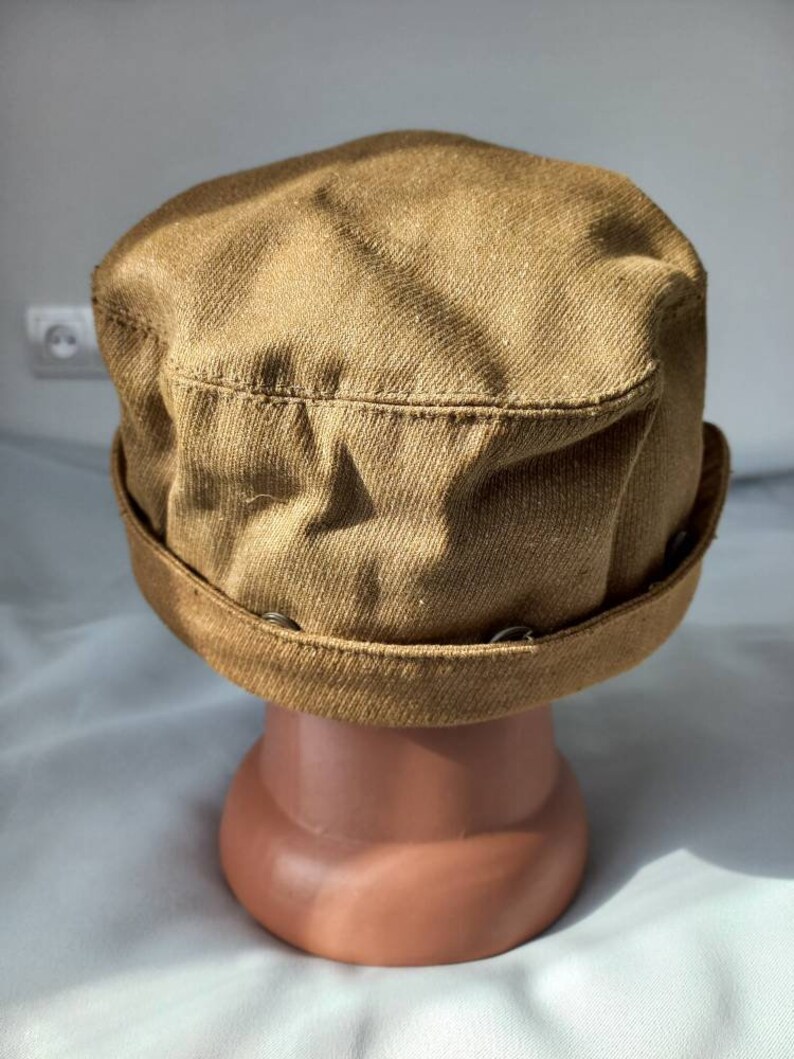 Soviet Military Cap With Protection. Field Soldier's Cap of the Armed ...