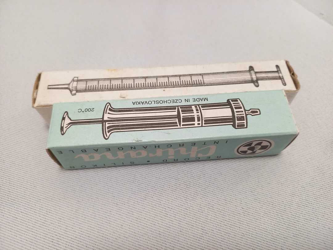 Soviet Reusable Syringes Set of Two Soviet Period Glass - Etsy