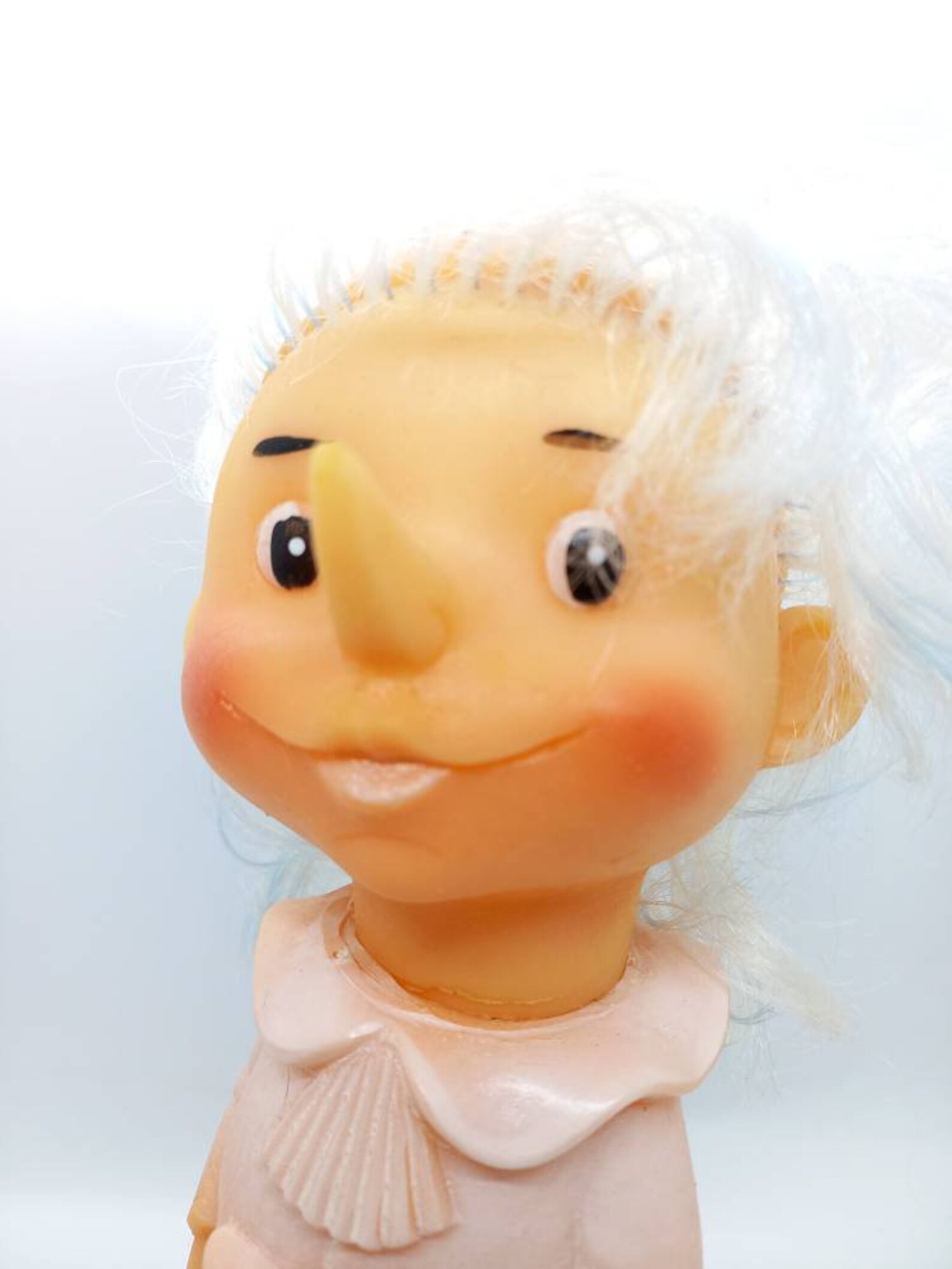 SOVIET PINOCCHIO Rubber TOY Vintage Toy of Soviet Children - Etsy