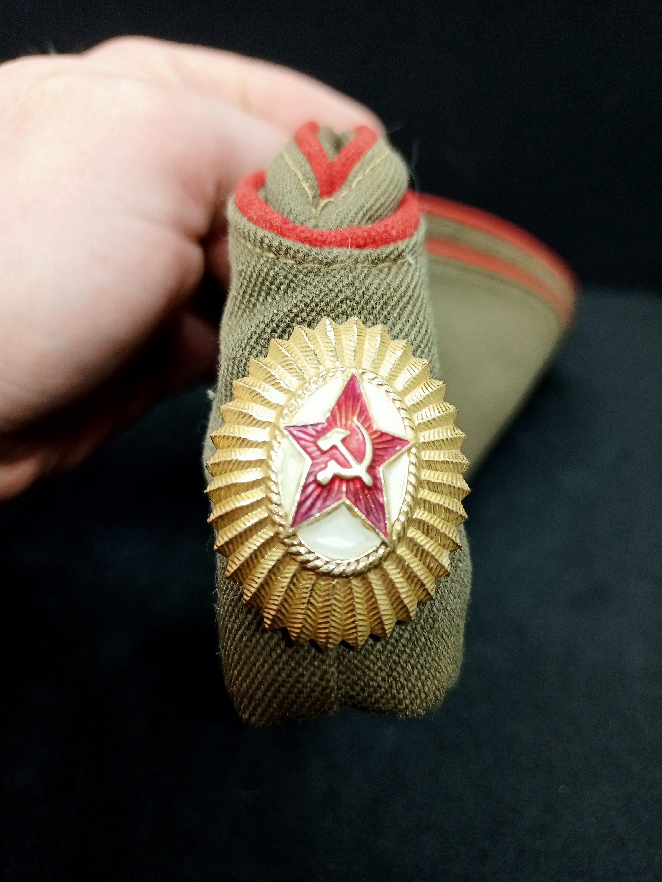 The Original Headdress of the Soviet Russian Officer pilotka Field ...