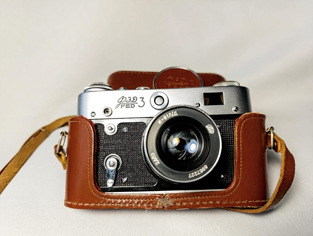Soviet Russian Film Camera 35mm FED 3 Rangefinder Russian Camera With ...