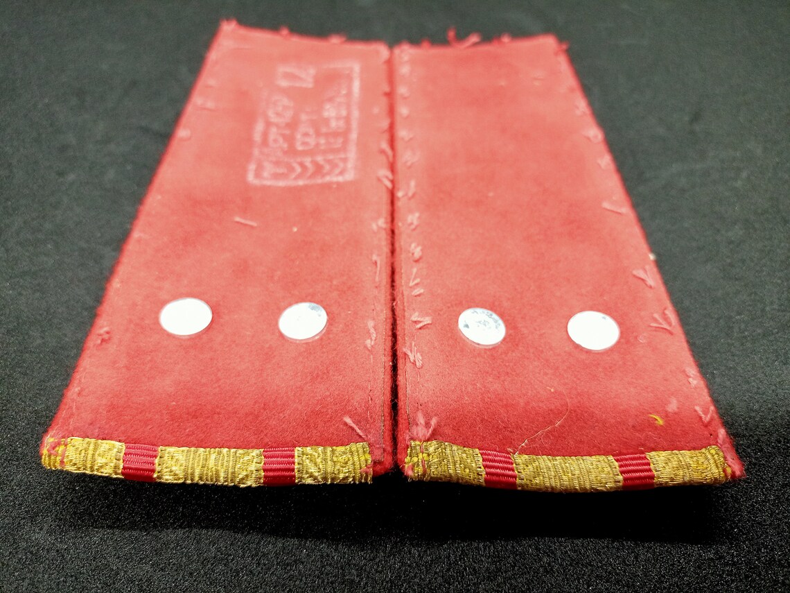 Original MILITARY Epaulet of a Soviet OFFICER Epaulet of the RUSSIAN ...