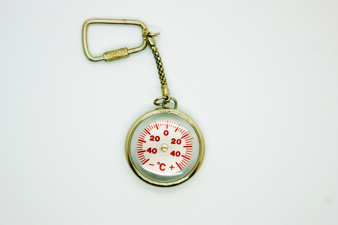 SOVIET SOUVENIR keychain thermometer MOSCOW | Etsy
