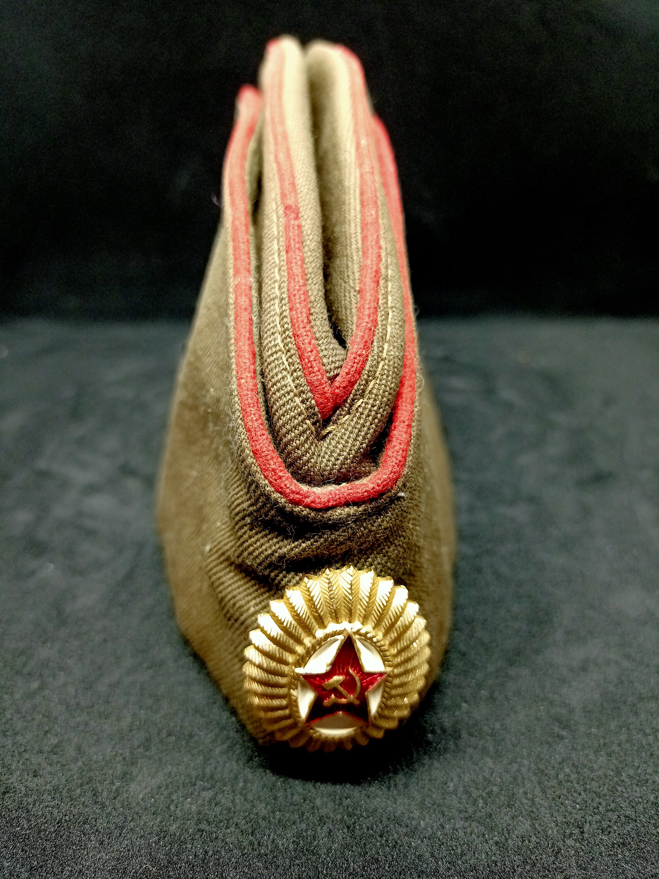 Vintage Soviet Army Officer Pilotka Cap, Red Star Badge Size 58 - Etsy