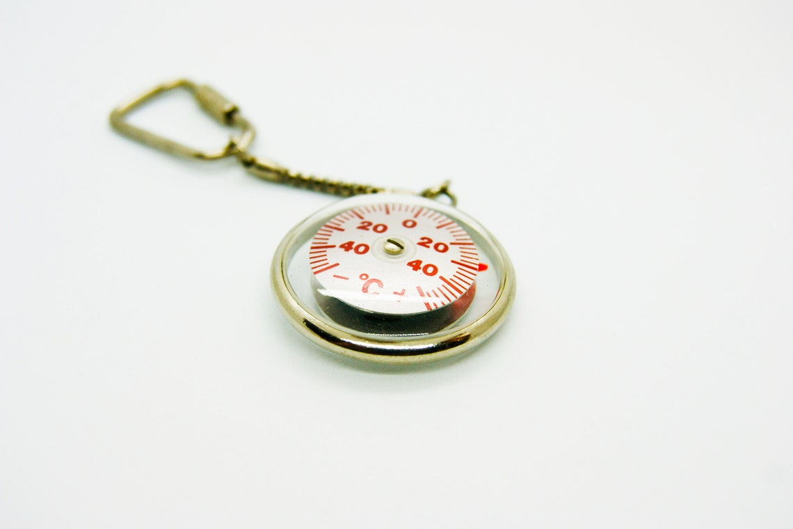 SOVIET SOUVENIR keychain thermometer MOSCOW | Etsy