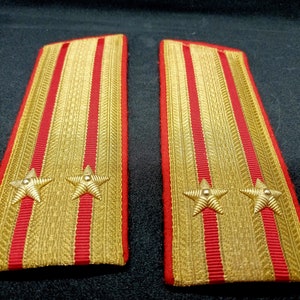Original MILITARY Epaulet of a Soviet OFFICER Epaulet of the RUSSIAN ...