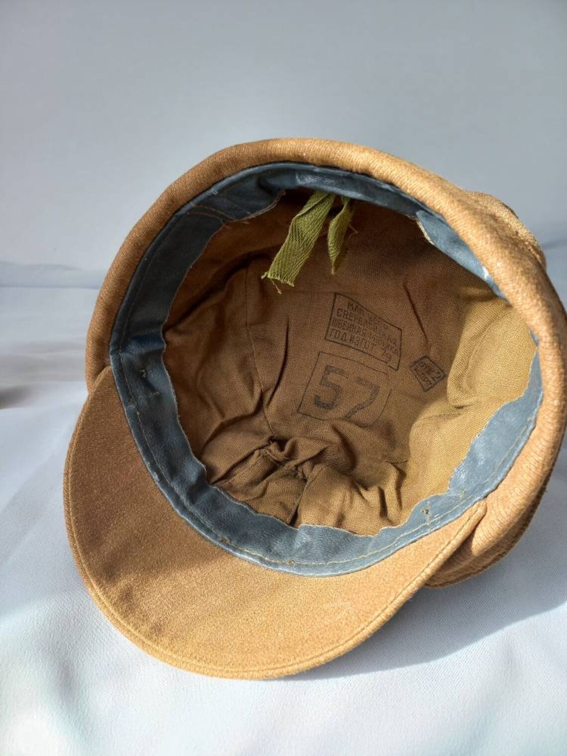 Soviet Military Cap With Protection. Field Soldier's Cap - Etsy