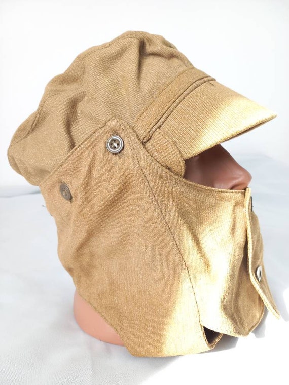 Soviet Military Cap With Protection. Field Soldier's Cap - Etsy