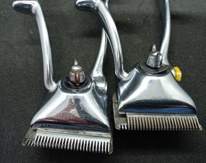 Original VINTAGE Hand HAIR CLIPPER John Oster Model B Lot of 2 Pcs ...