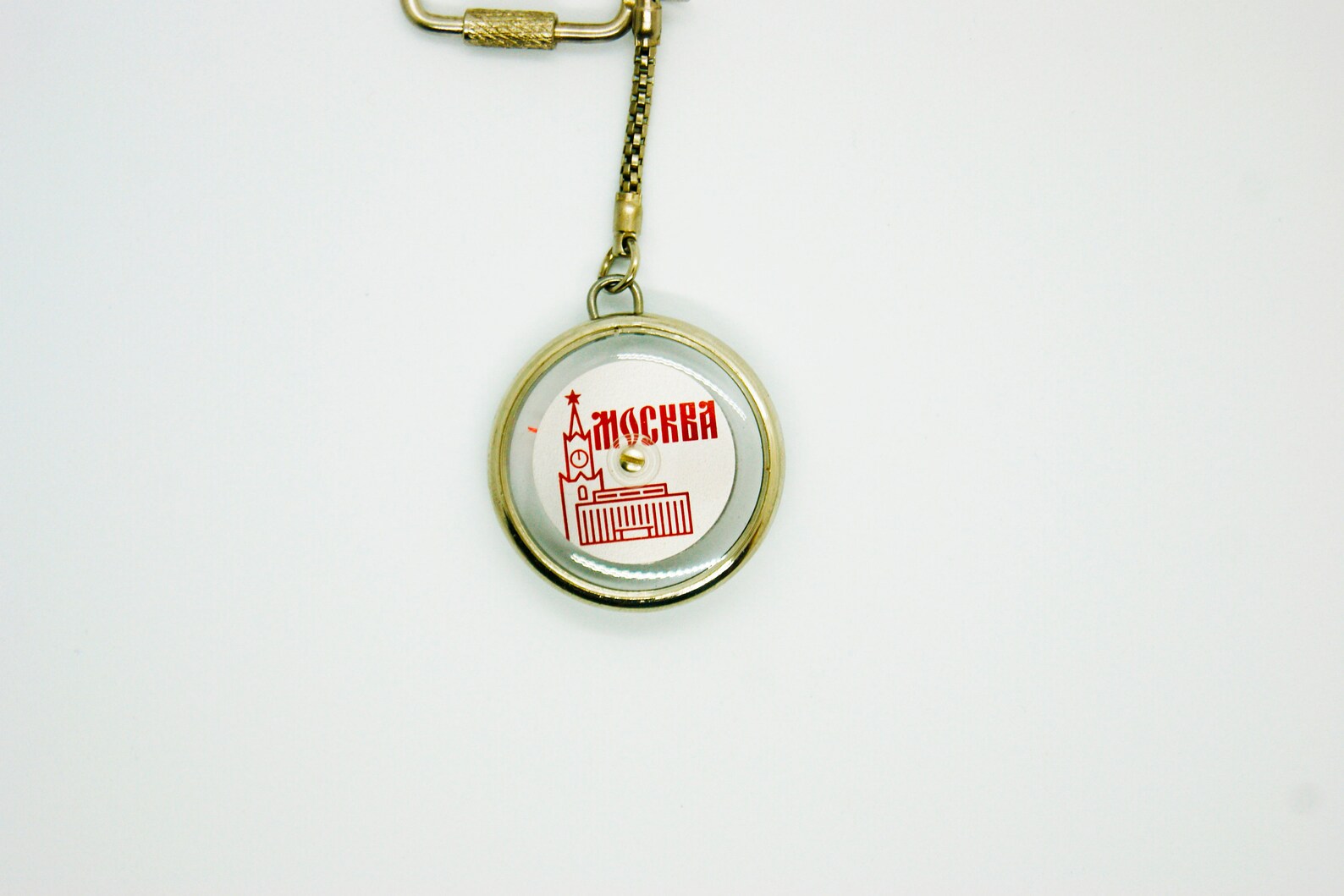 SOVIET SOUVENIR keychain thermometer MOSCOW | Etsy
