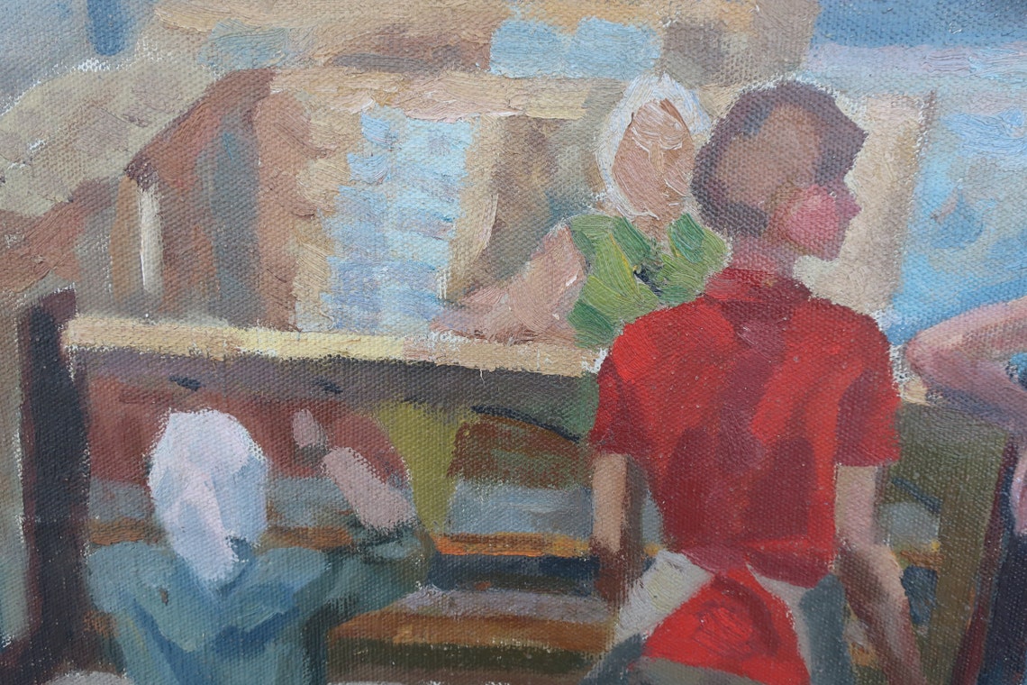 Sketch. Antique Oil Painting Original Socialist Realism Soviet - Etsy