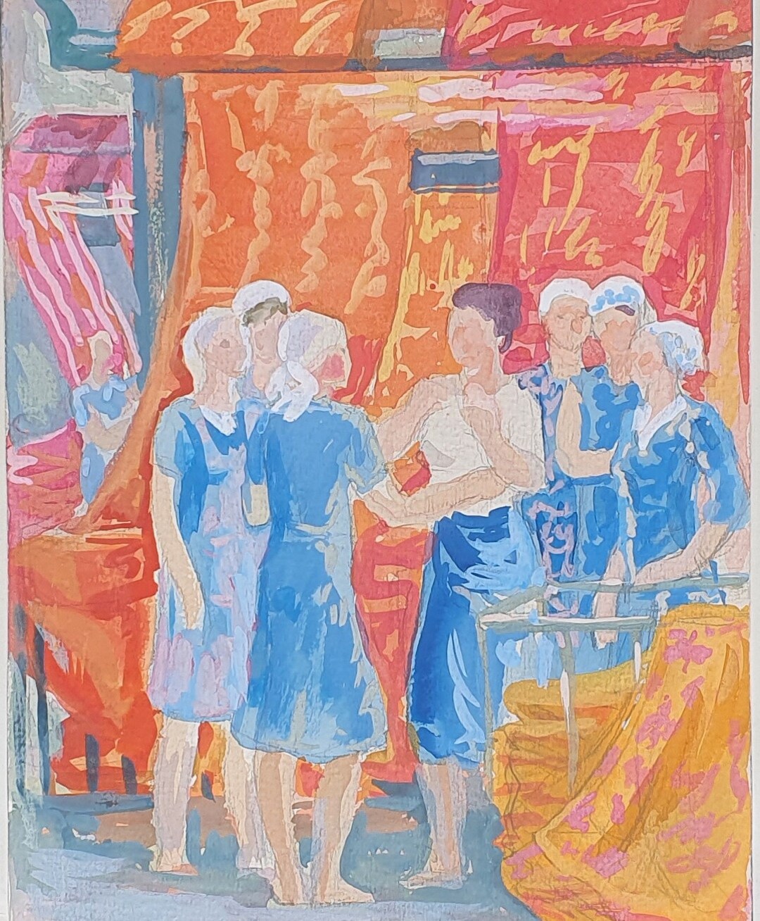 Original Painting by Ukrainian Artist Repka V. 25-20 Mixed Technics ...