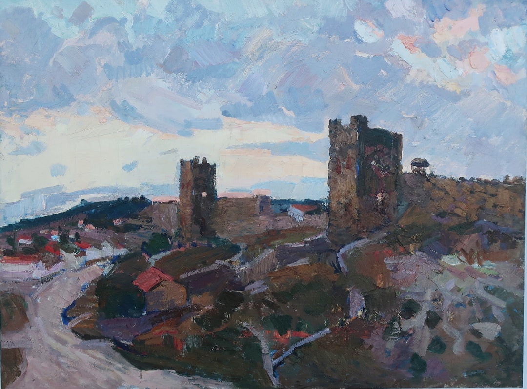 Landscape. Oil Painting Original Ukrainian Artist Repka S. 60-80cm Oil ...