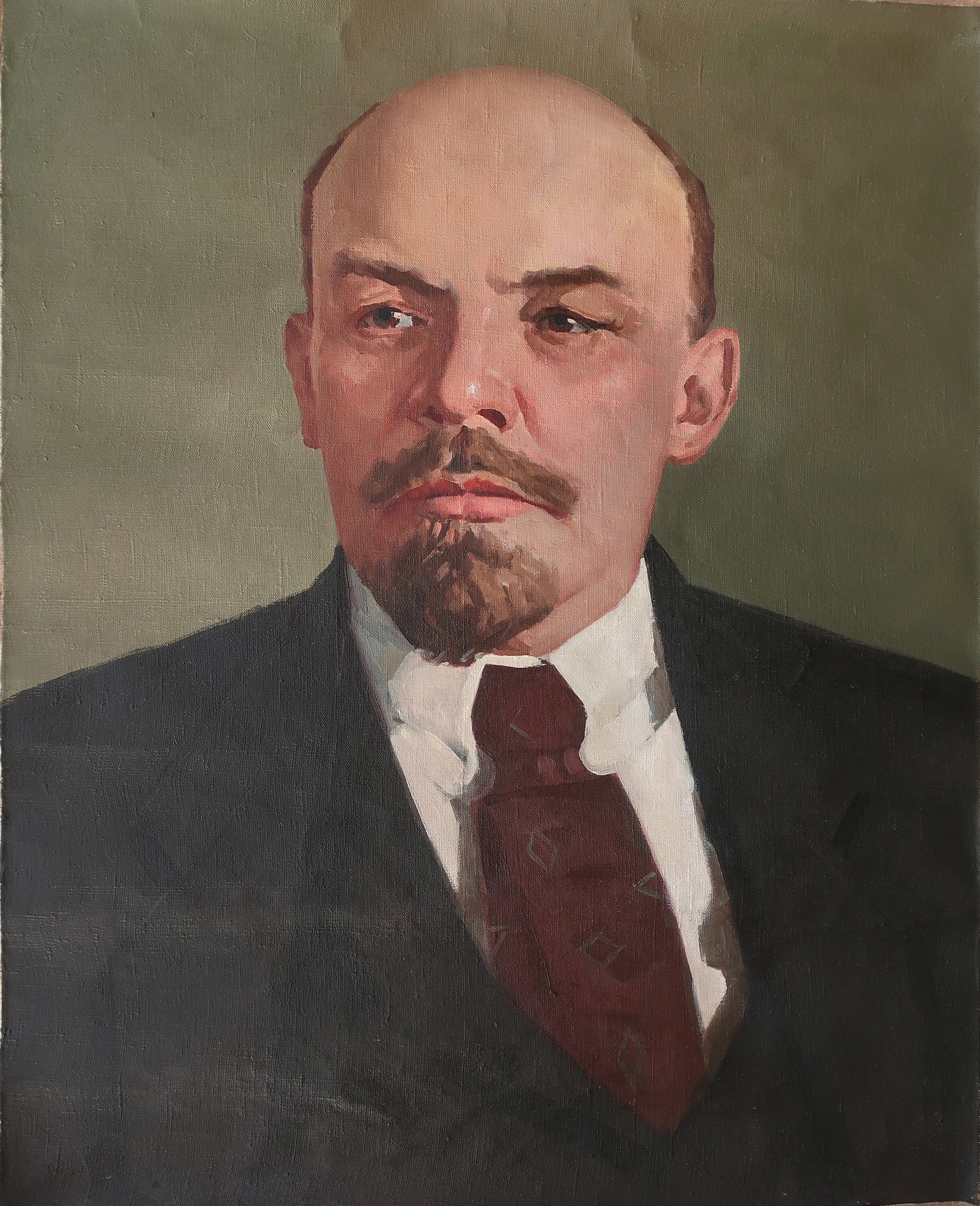 Portrait of Lenin. Oil Painting Original Ukrainian Artist - Etsy