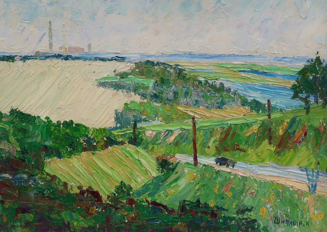 Halep Vistas. Ukrainian Artist Shifman I. 34-48 Cm, Oil on Cardboard ...
