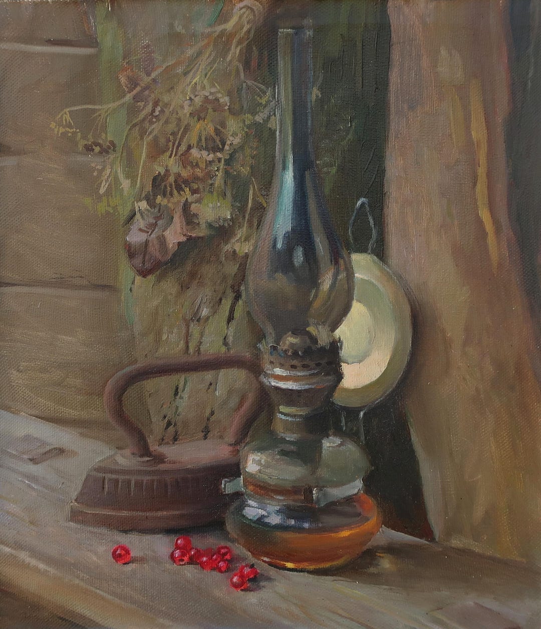 Still Life.original Painting by Ukrainian Artist Polyakov S. 40-35 Cm ...