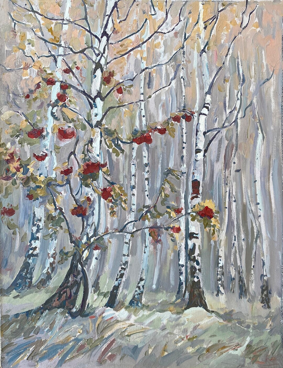 Scenery. Oil Painting Original Ukrainian Artist Pavlenko L. 45-35 Cm ...