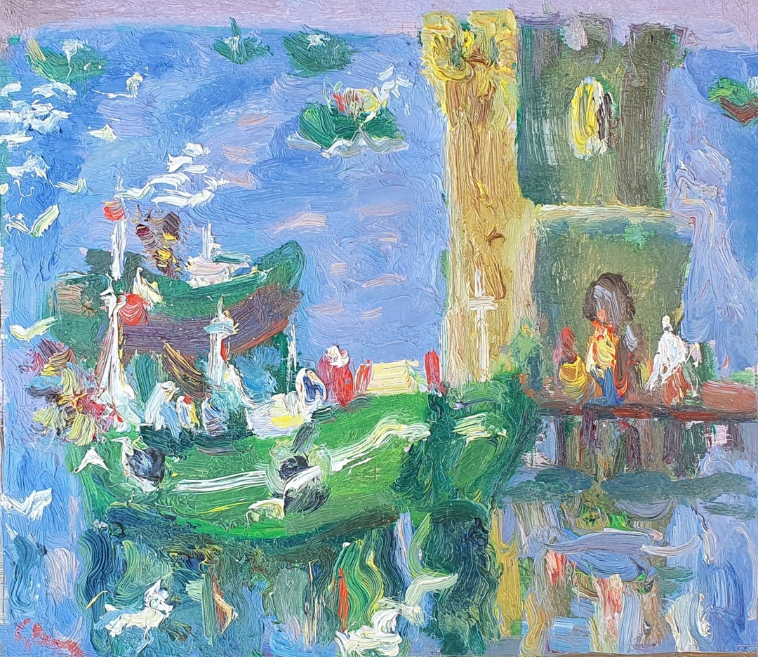 Landscape. Oil Painting Original Ukrainian Artist Repka S. - Etsy