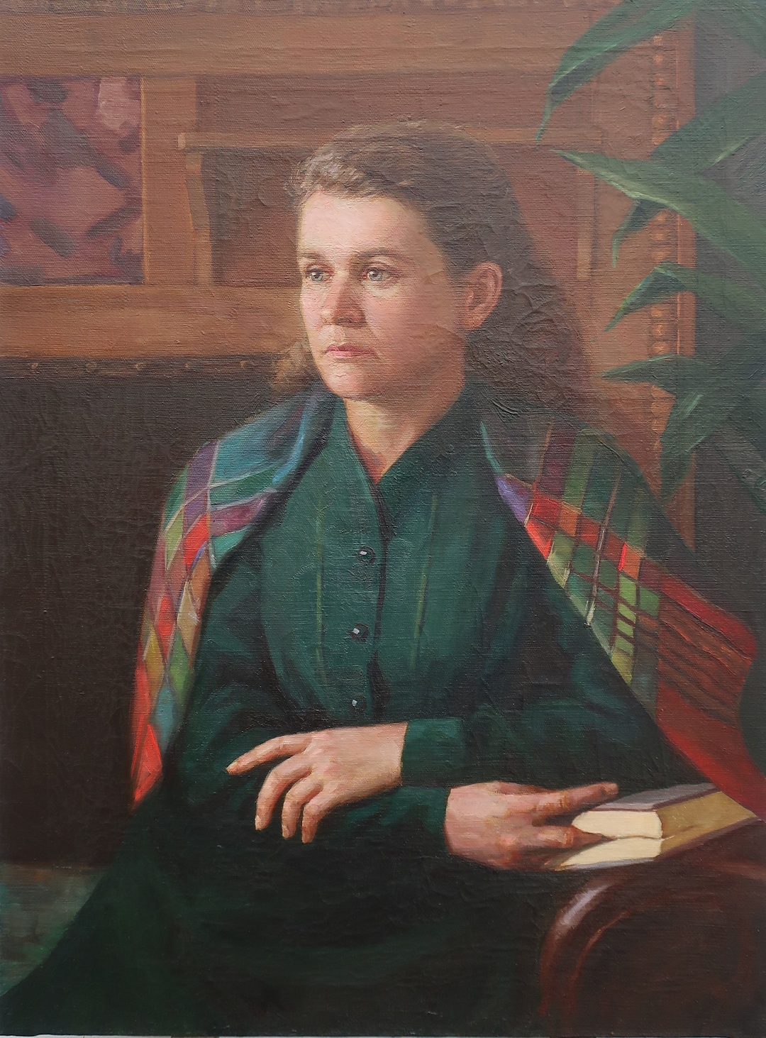 Portrait of a Girl. Oil Painting Original Ukrainian Artist Sokol V. 80 ...