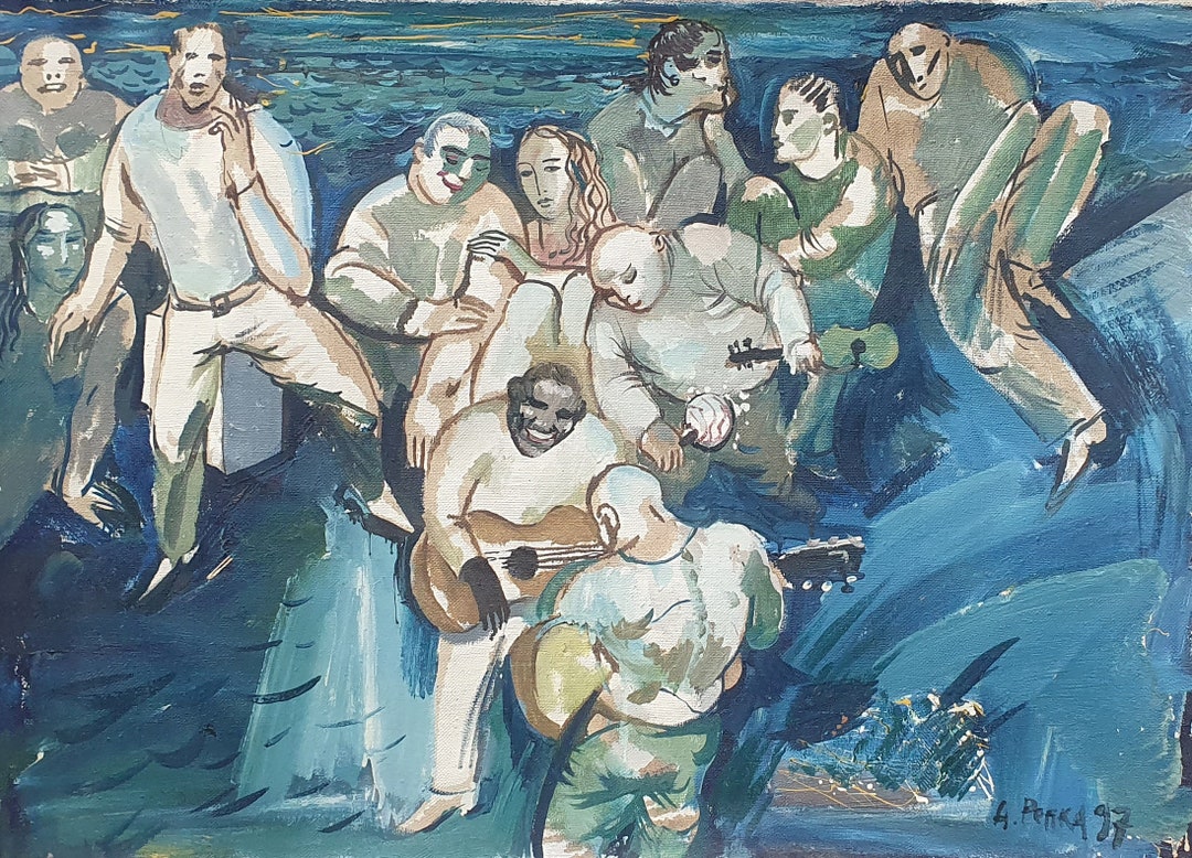 Oil Painting Original Ukrainian Artist Repka A. 64-90 Cm Oil - Etsy