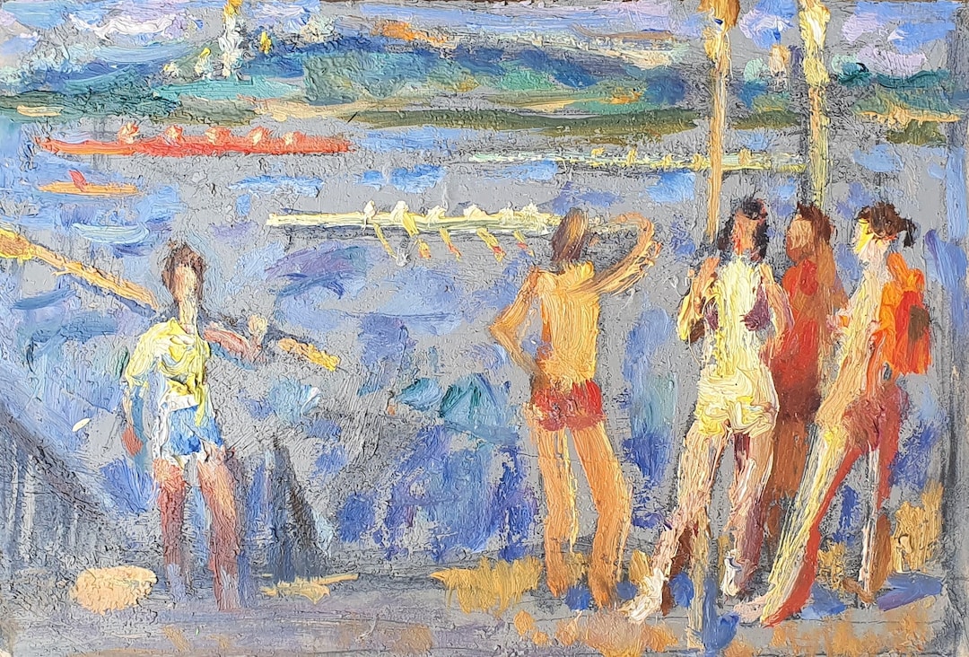 Oil Painting Original Socialist Realism Ukrainian Artist Repka - Etsy