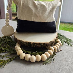 30 Natural Tree Blocks, Montessori Style Wooden Toy for Kids, Wooden ...