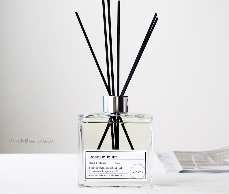 Reed Diffuser Gift Set With Soy Wax Sachet, Botanical Home Decor - Etsy