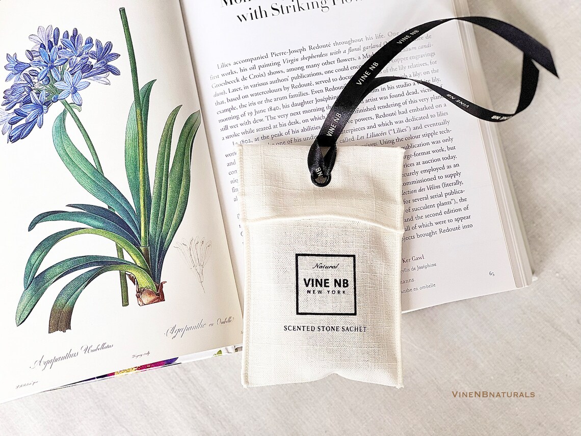 Scented Stone Sachet: Long Lasting Fragrance, Natural Cotton Bag - Etsy