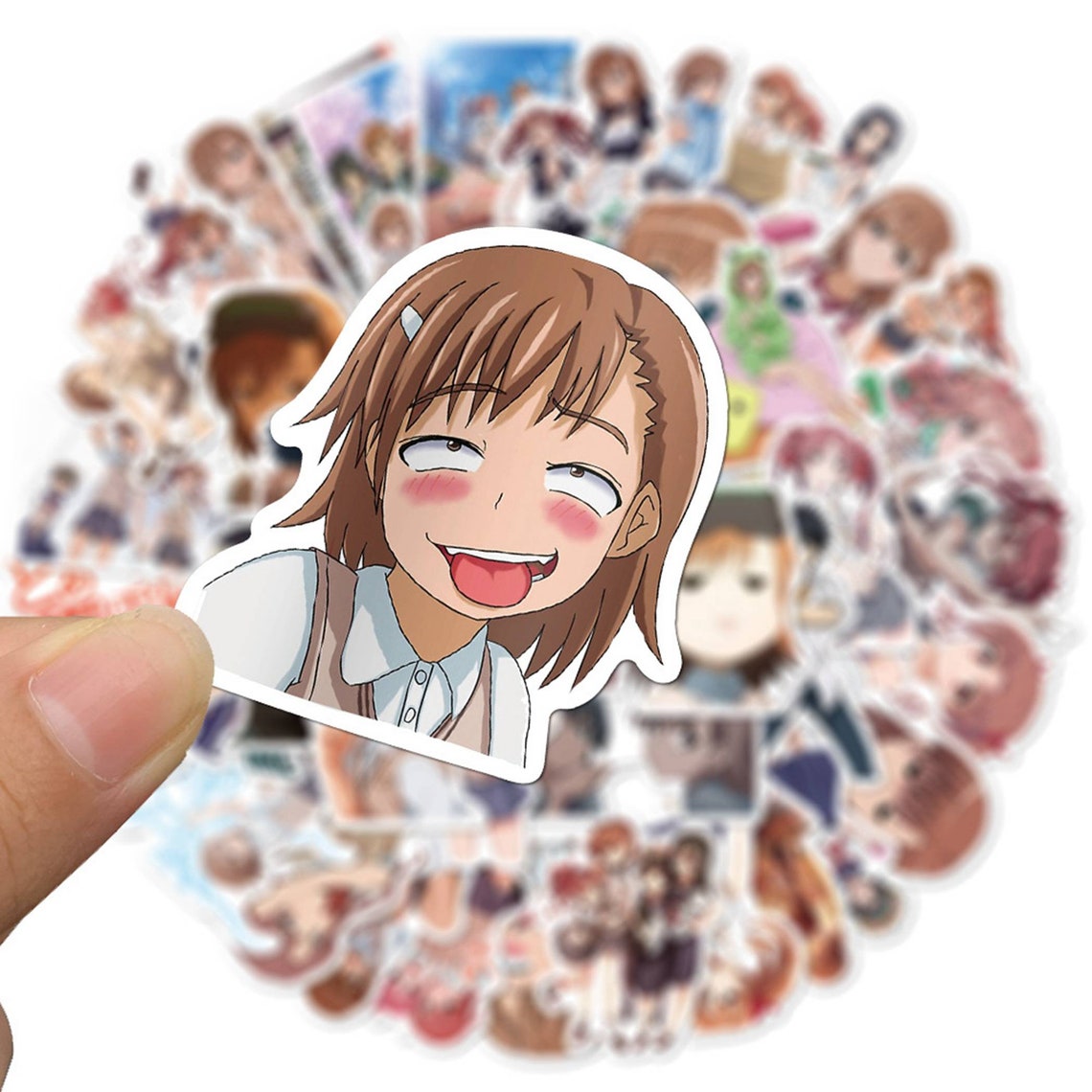 50 PCS Anime Characters Stickers Pack Beautiful Girl Comics | Etsy