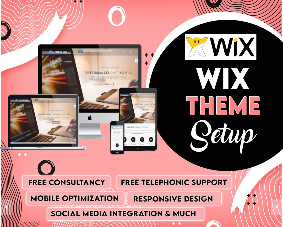Custom Wix Theme Setup| Wix Website Template | Custom Website Design ...