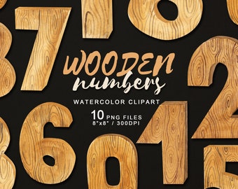 Hand Painted Numbers - Etsy