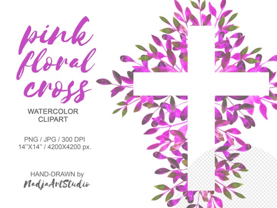 Pink Cross Clipart