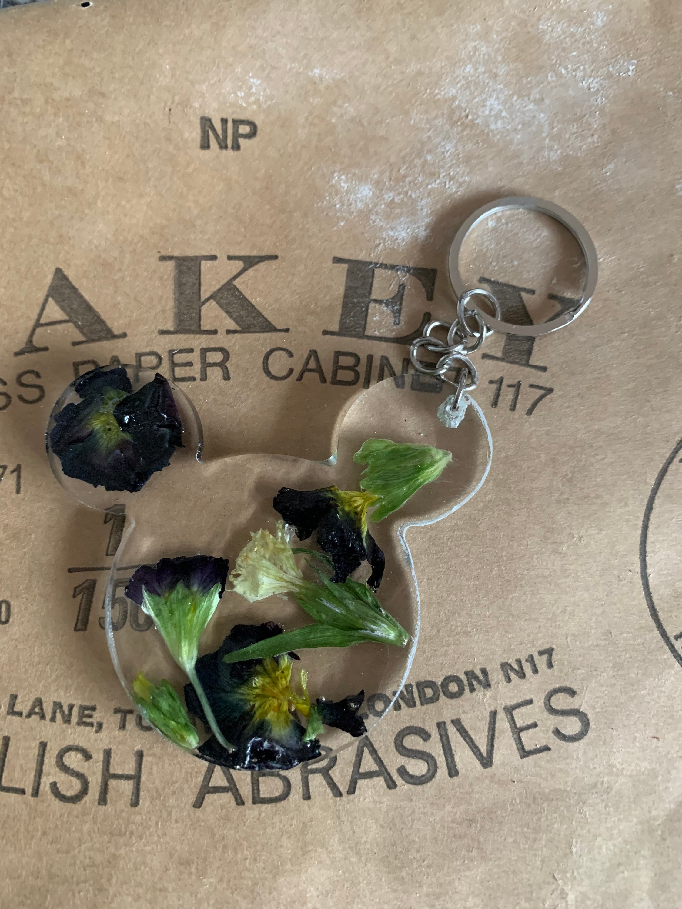 Mickey Mouse Keyring - Etsy