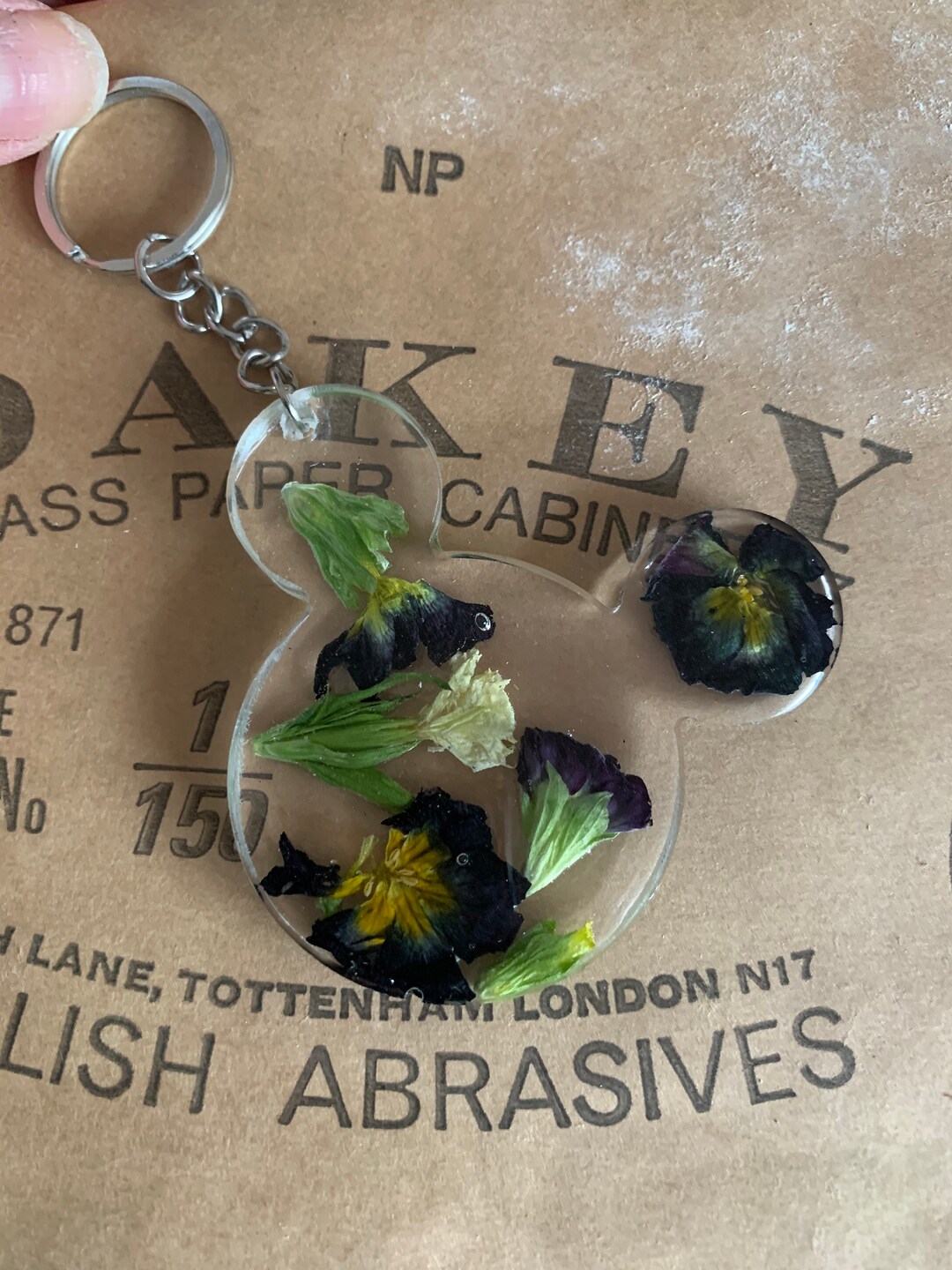 Mickey Mouse Keyring - Etsy