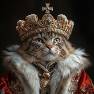 Royal Pet Portrait From Photo, Personalized Pet Portrait From Photo ...