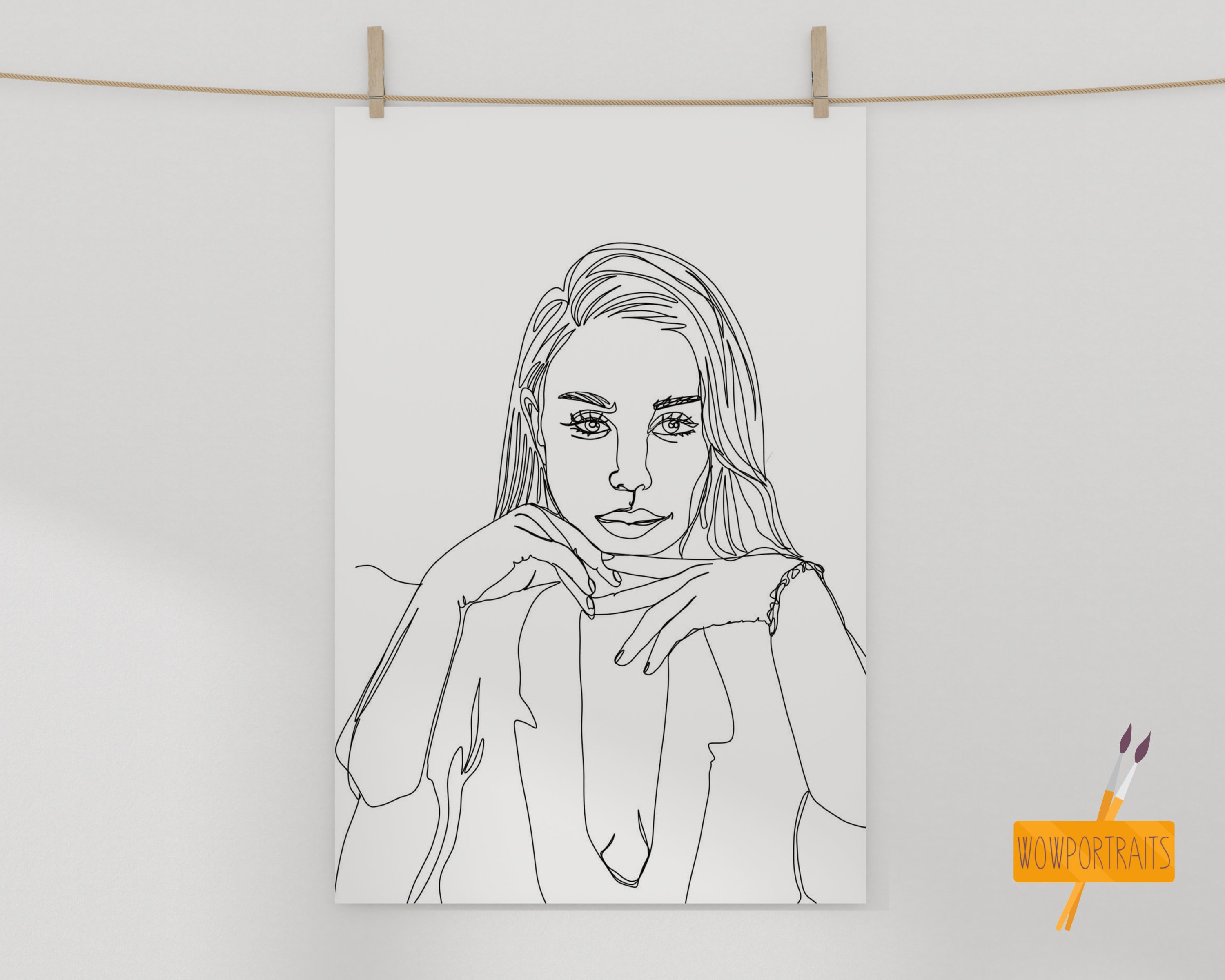 Custom Line Drawing, Minimalist Illustration, Minimalist Drawing ...