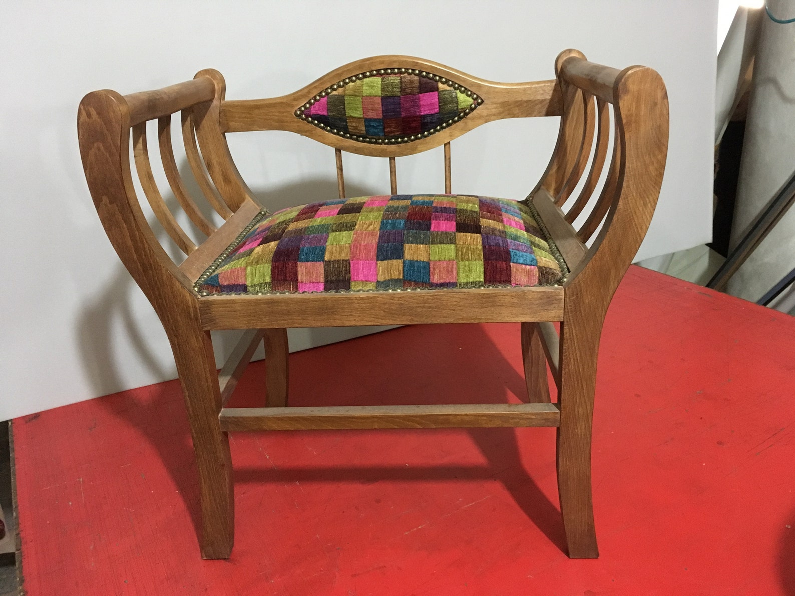 Armchair made of an authentic Turkish fabric and solid wood. | Etsy