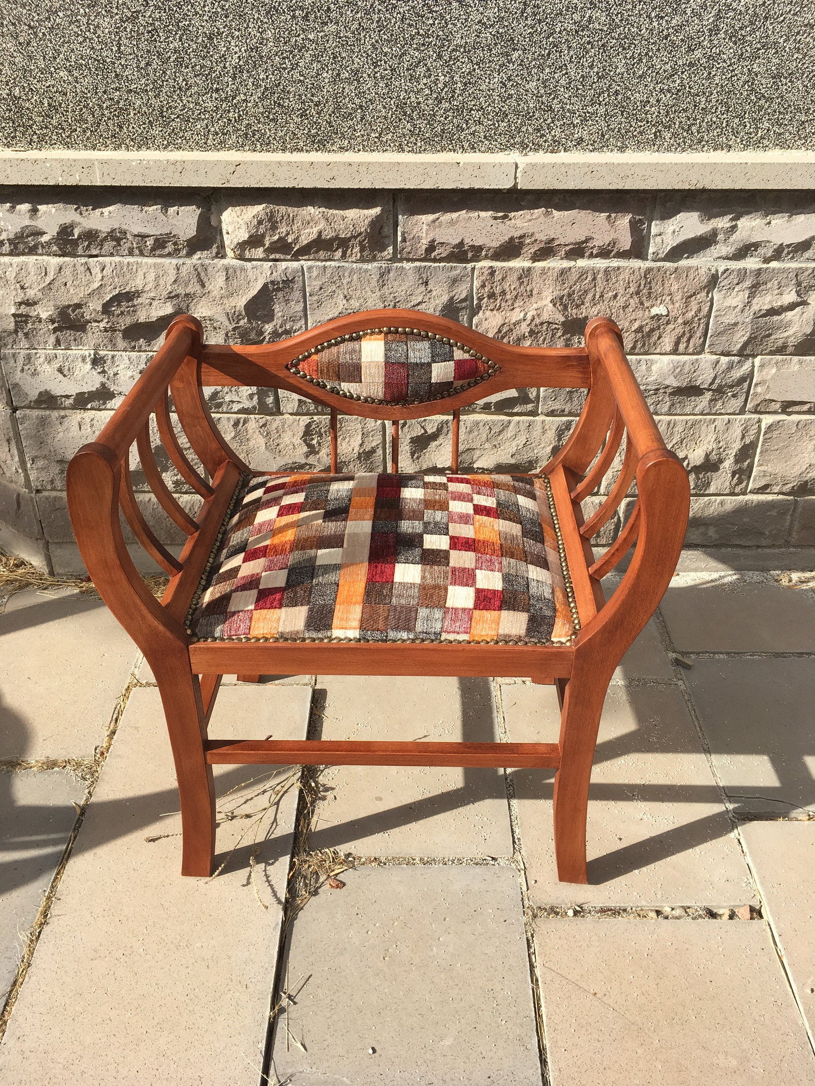 Buy Armchair Made of Authentical Turkish Fabric and Solid Online in ...