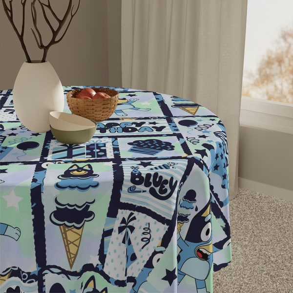Bluey Tablecloth for Girl Party - Etsy