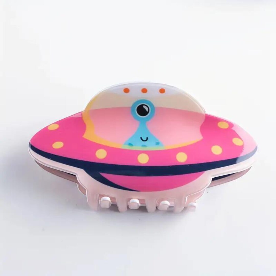 Science Alien Spaceship Stylish Hair Claw Clips for Teachers Classroom ...