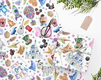 Character Wrapping Paper | Etsy