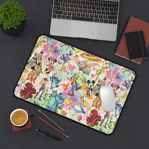 Disney Characters Desk Mat Disney Mouse Pad Mickey Mouse - Etsy