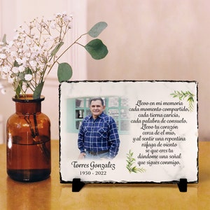 Spanish Memorial Gift Slate Plaque, Sympathy Gifts in Spanish, Loss of ...