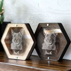Custom Dog Fur Memorial Box, Engraved Pet Loss Gifts, Personalized Dog ...
