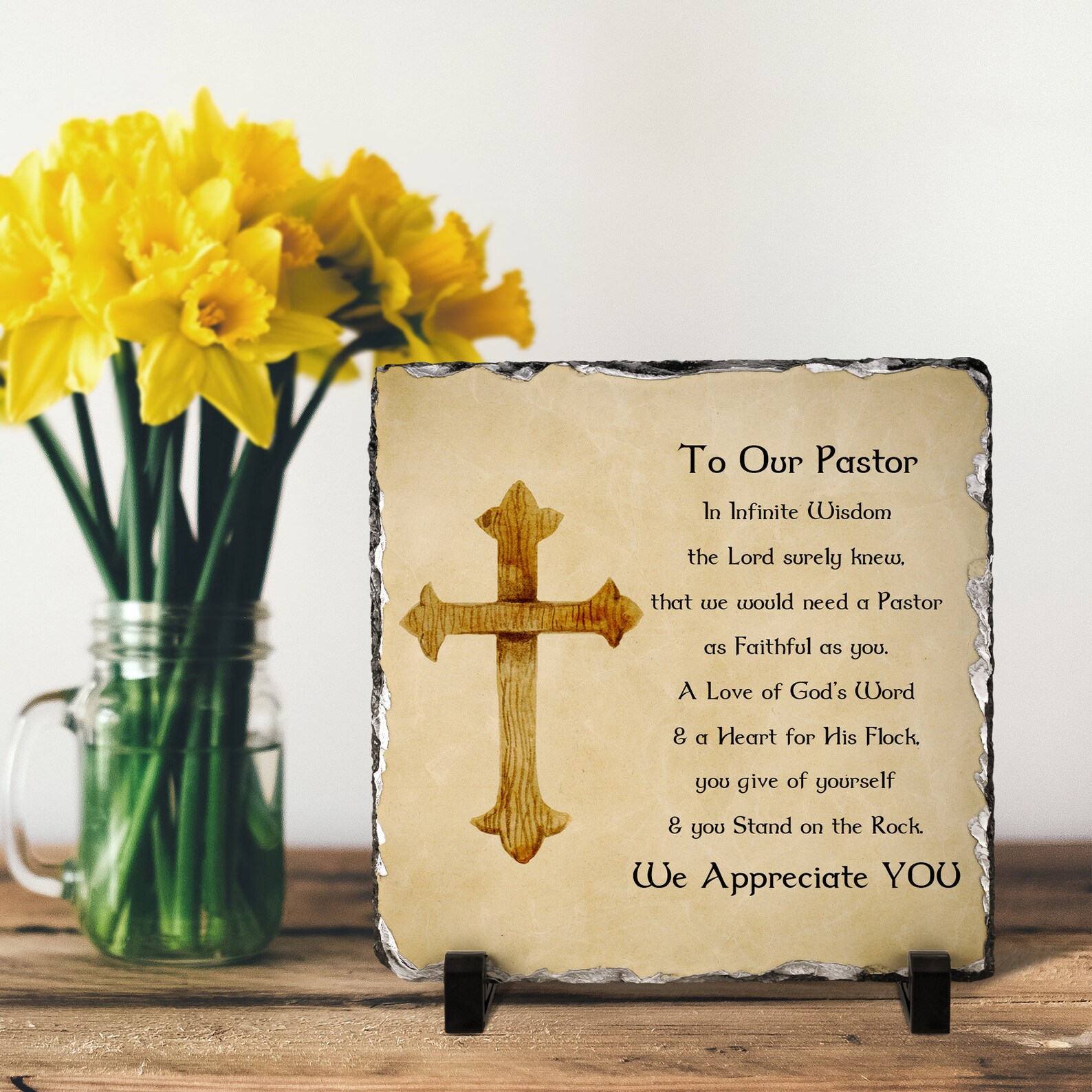 Pastor Appreciation Gift to Our Pastor Slate Plaque Minister - Etsy