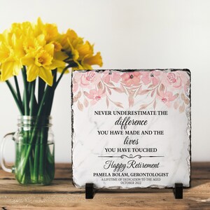 Teacher Retirement Gift, Never Underestimate the Difference You Made ...