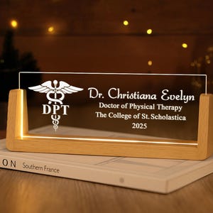 Personalized DPT Degree Graduation Gift, Custom Doctor of Physical ...