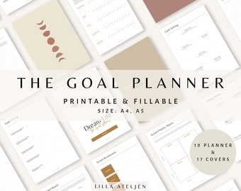 Goal Planner Productivity Planner Goal Tracker Business - Etsy